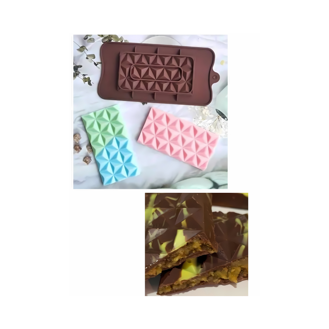 Create Deliciously Unique Treats with our Geometric Chocolate Bar ...