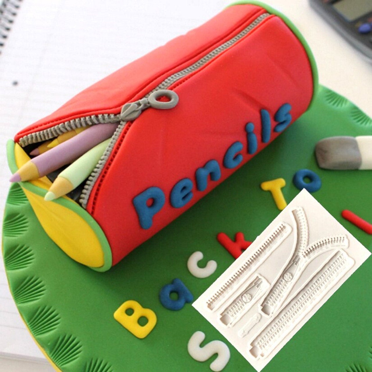 Create Perfect Cake Decorations with Our 4-Cavity Silicone Zipper Mold ...