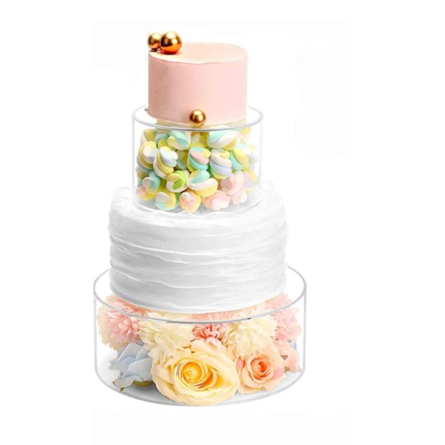 Elevate Your Celebrations with Stunning Acrylic Divider Cake Stands ...